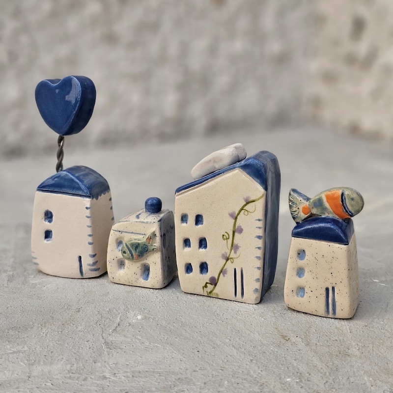 Ceramic Houses - Etsy