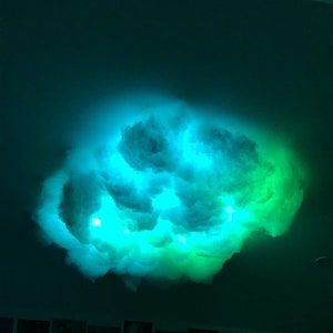 RGB LED Lamp + Sound Reaction: Cloud - Etsy