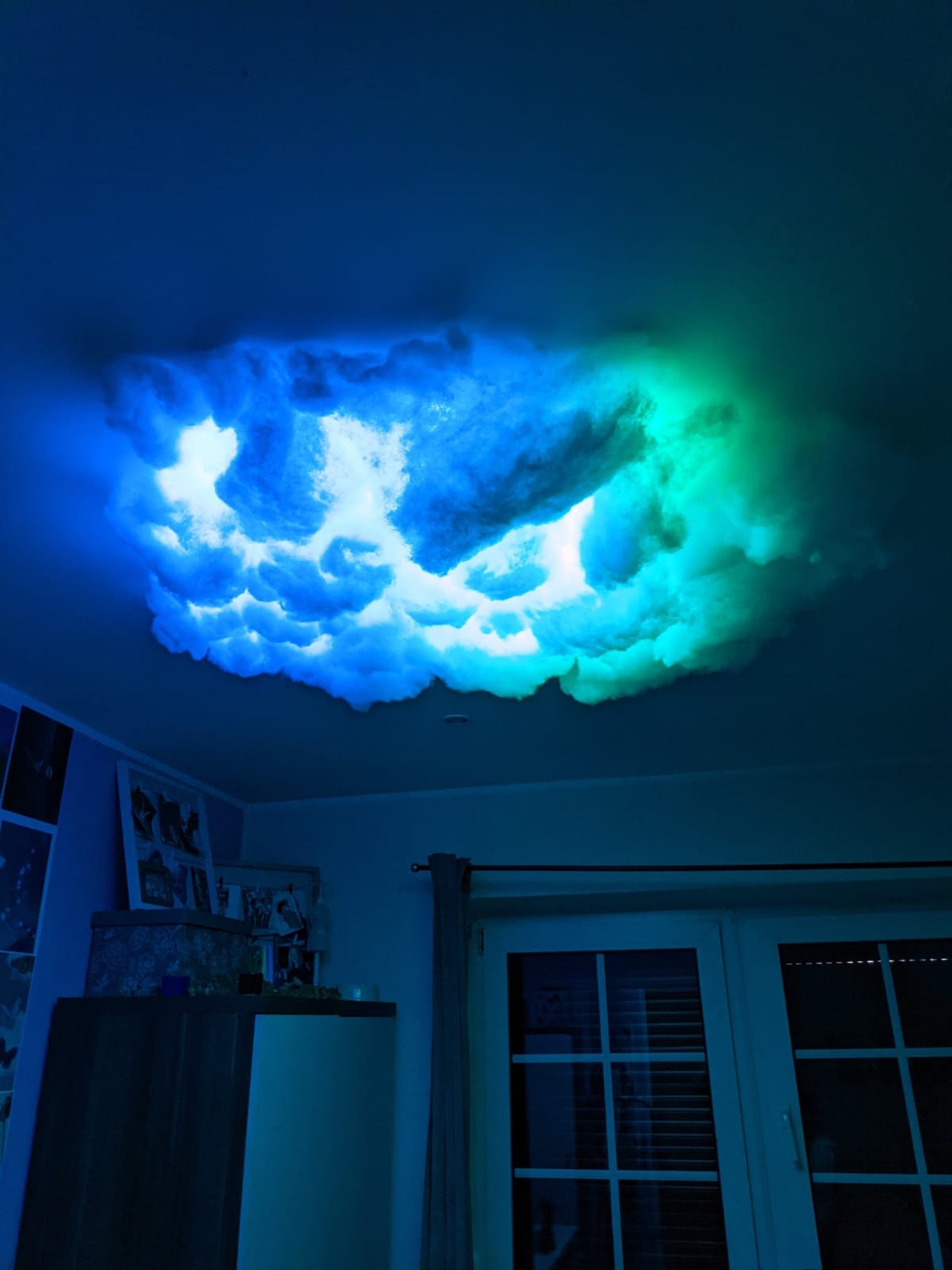 RGB LED Lamp + Sound Reaction: Cloud - Etsy