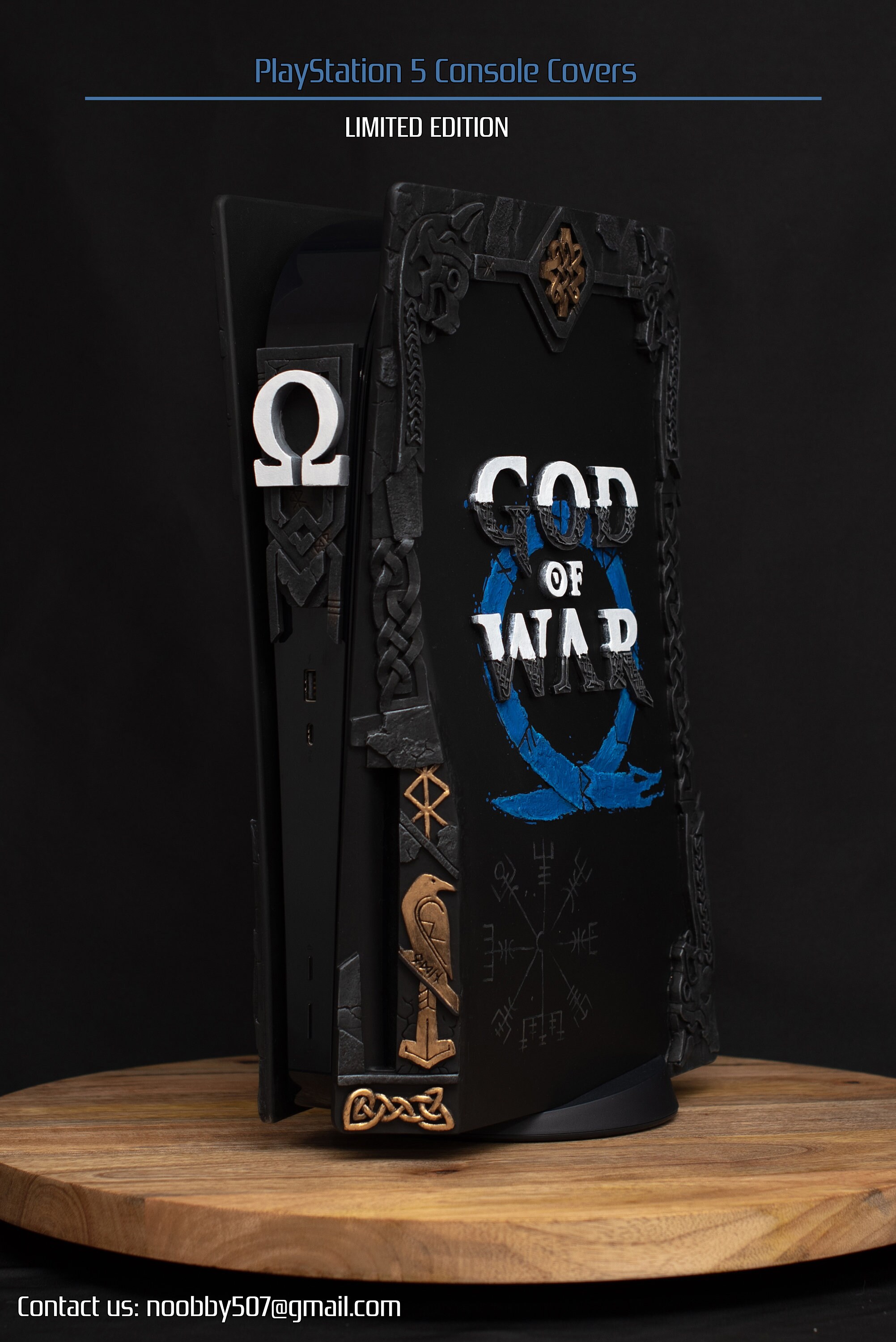 Handmade God of War PS5 Disc Console Covers - Etsy