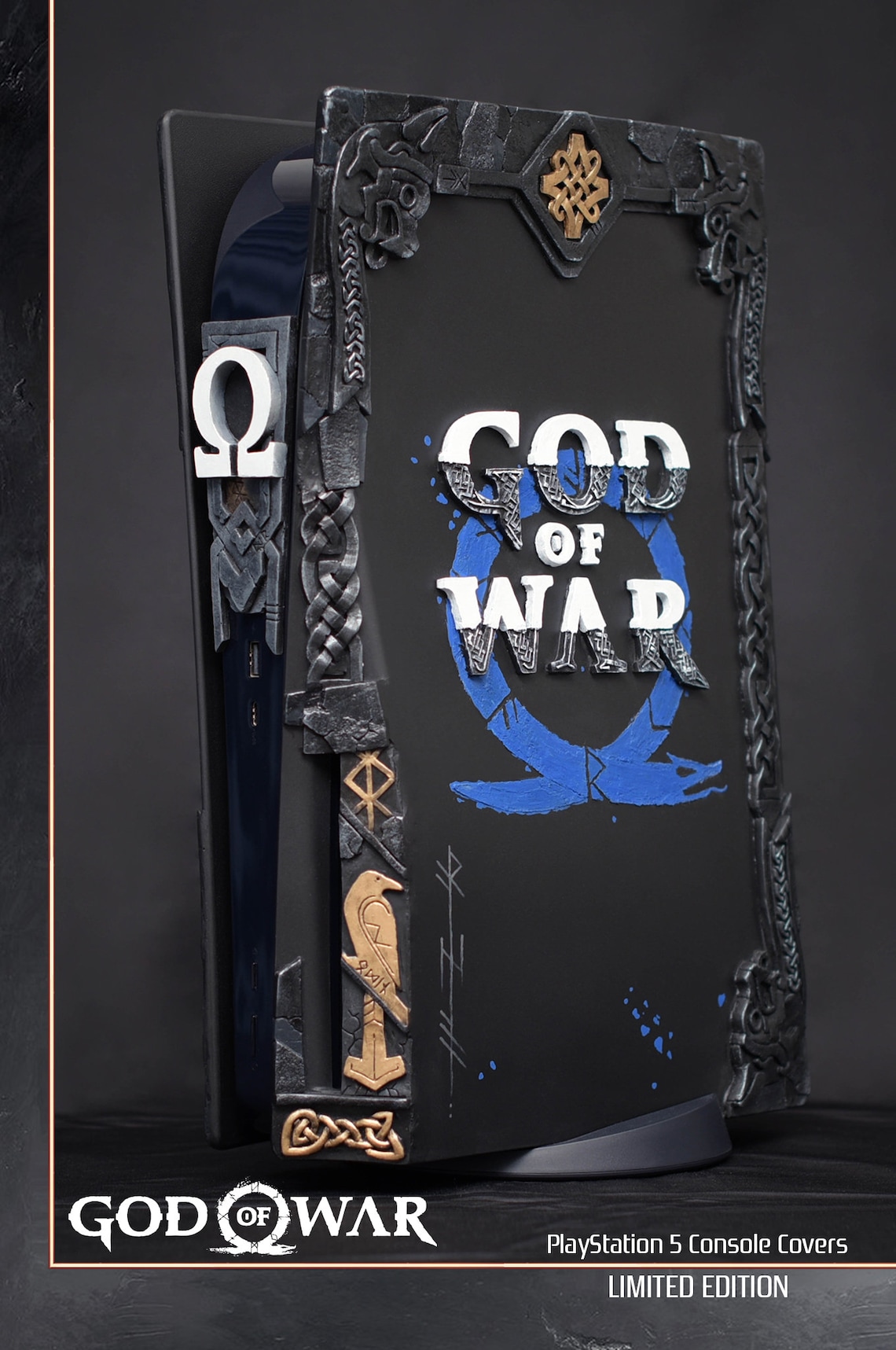 Custom Made God of War Playstation 5 Console Covers Version 2 - Etsy