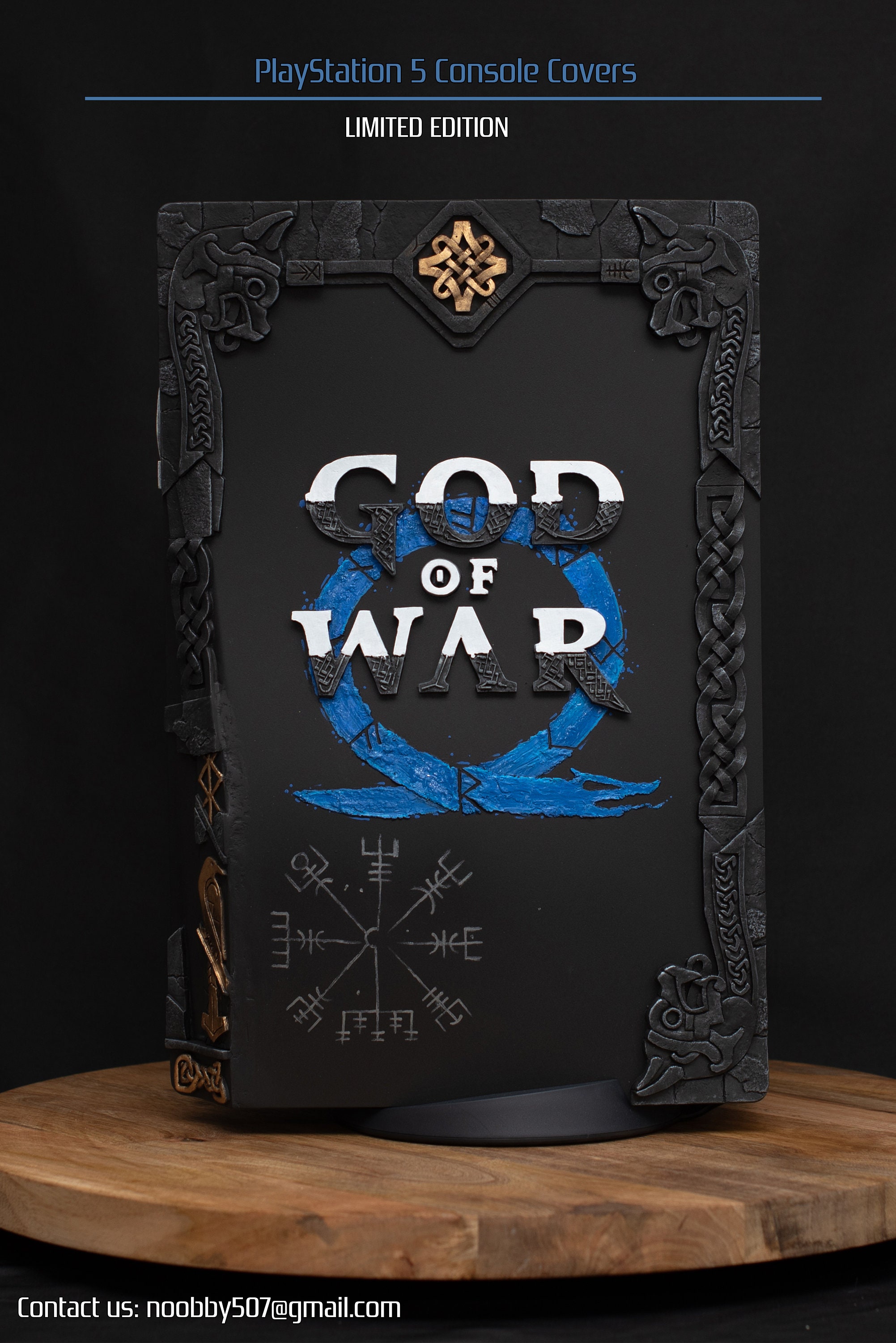 Handmade God of War PS5 Disc Console Covers - Etsy