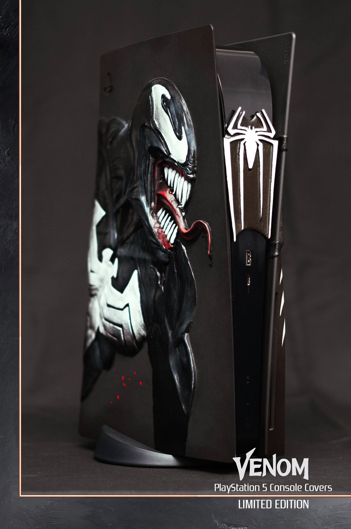 Custom Made Venom Style Playstation 5 Console Covers/faceplates and ...