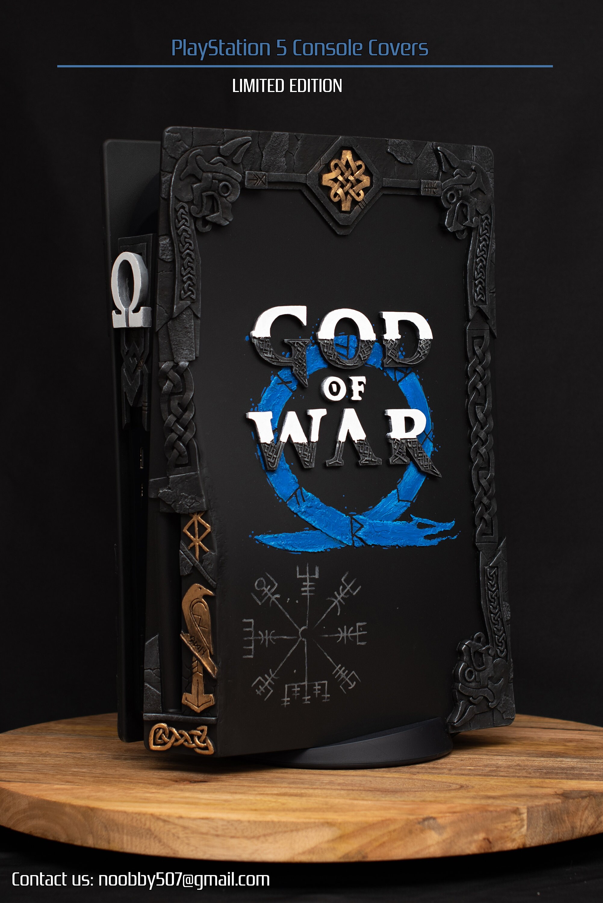 Handmade God of War PS5 Disc Console Covers - Etsy