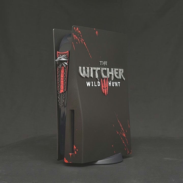 The Witcher 3 Inspired PS5 Console Covers – Handcrafted & Hand Painted ...