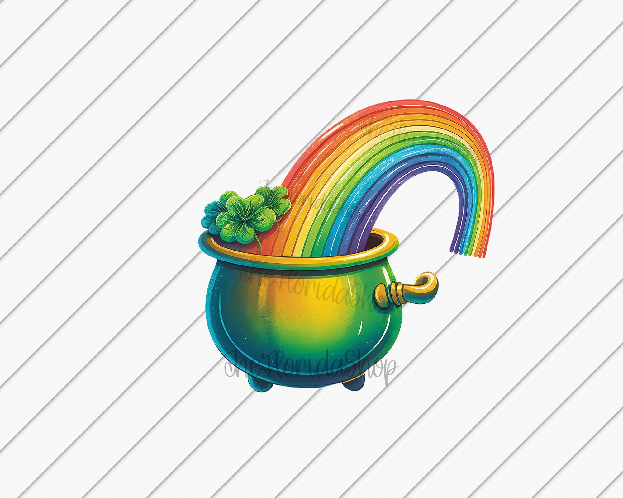Pot Of Gold And Rainbow Clip Art