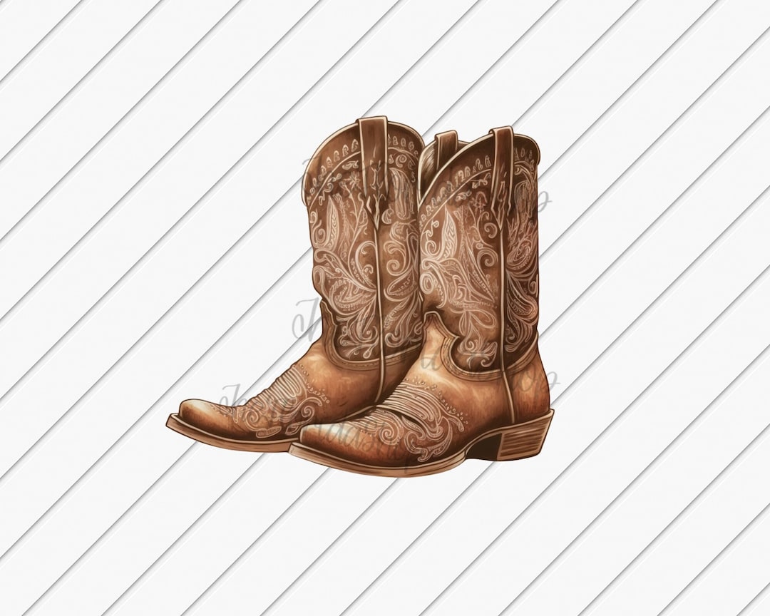 Cowboy Boots Png, Western Png, Western Designs Downloads, Sublimation ...