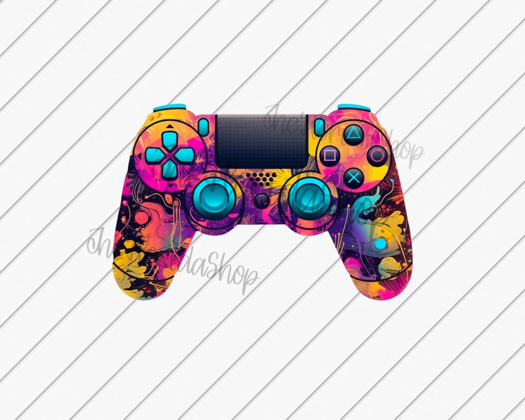 Colorful Game Controller Png, Gamer Gifts, Gaming Lover, Sublimation ...