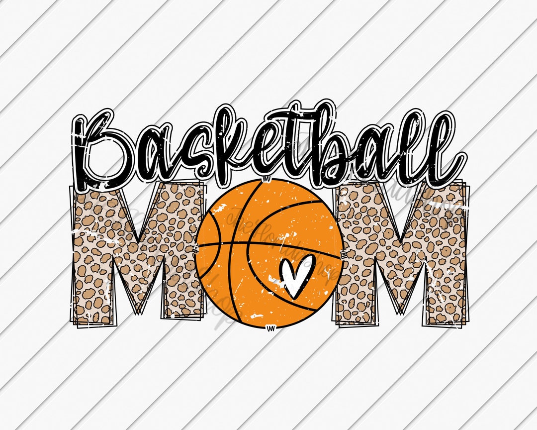 Leopard Print Basketball Mom PNG - Sublimation Design (digital Download ...