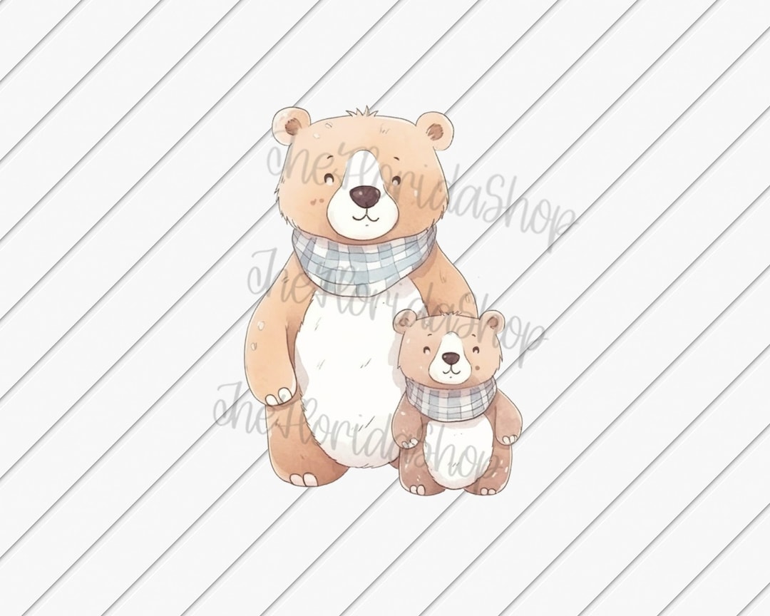 Mommy Bear Baby Bear Png, Bear Png, Mother's Day Png, Shirt for Mom ...