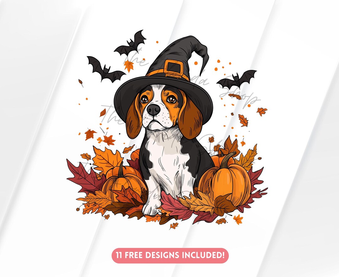 Halloween Beagle PNG, Dog Lover Shirt, Funny Halloween, Fall Png ...
