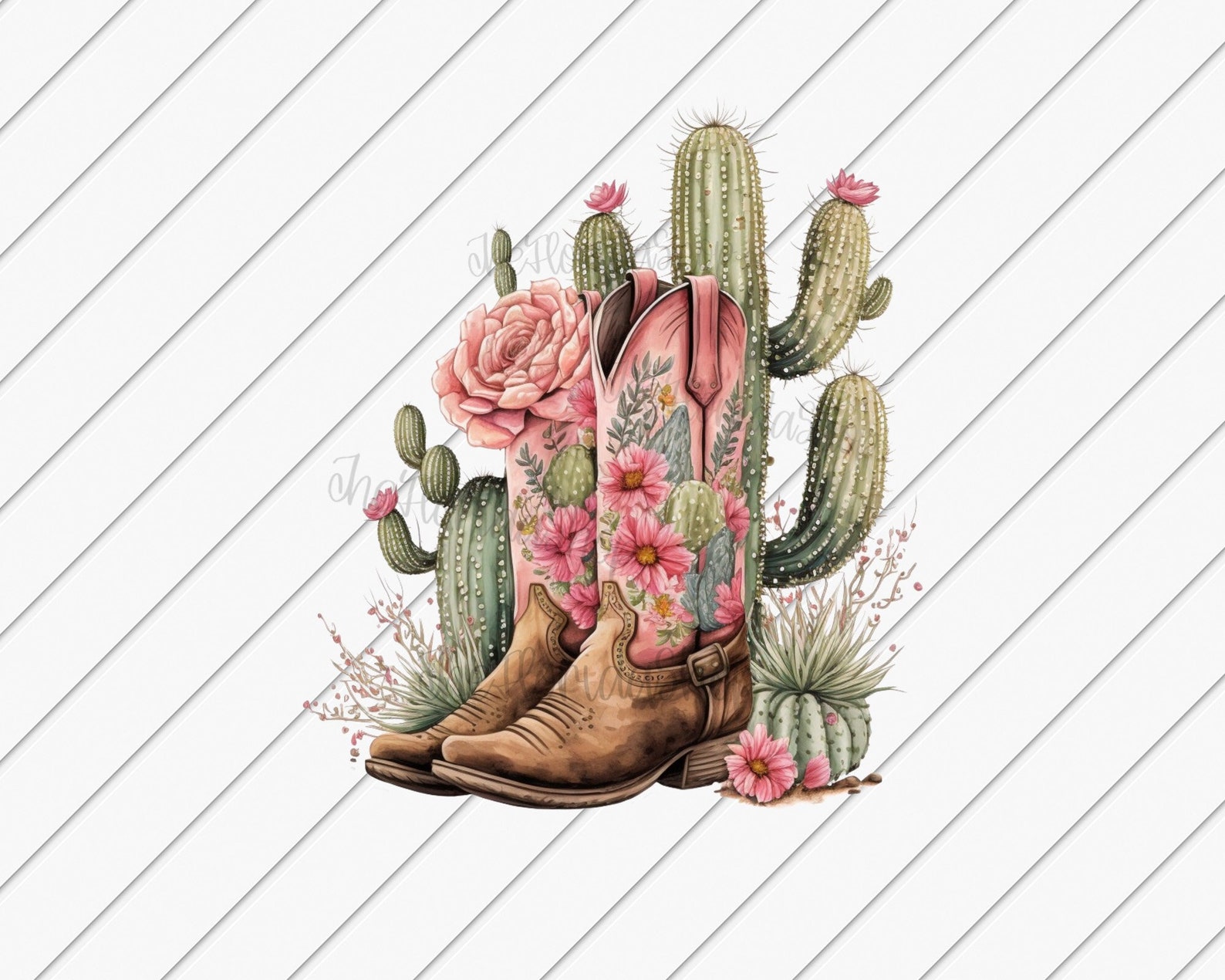 Cowgirl Boots Png Cactus Png Western Cowgirl Png Western - Etsy Australia