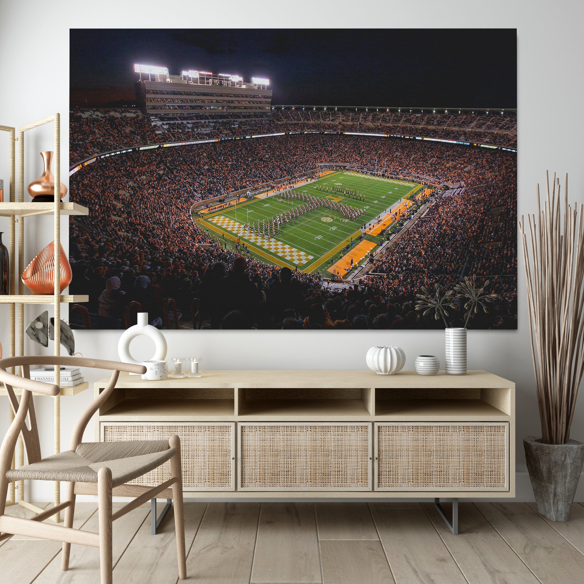 Neyland Stadium Art, Stadium Canvas, Stadium Wall Decor, Football ...