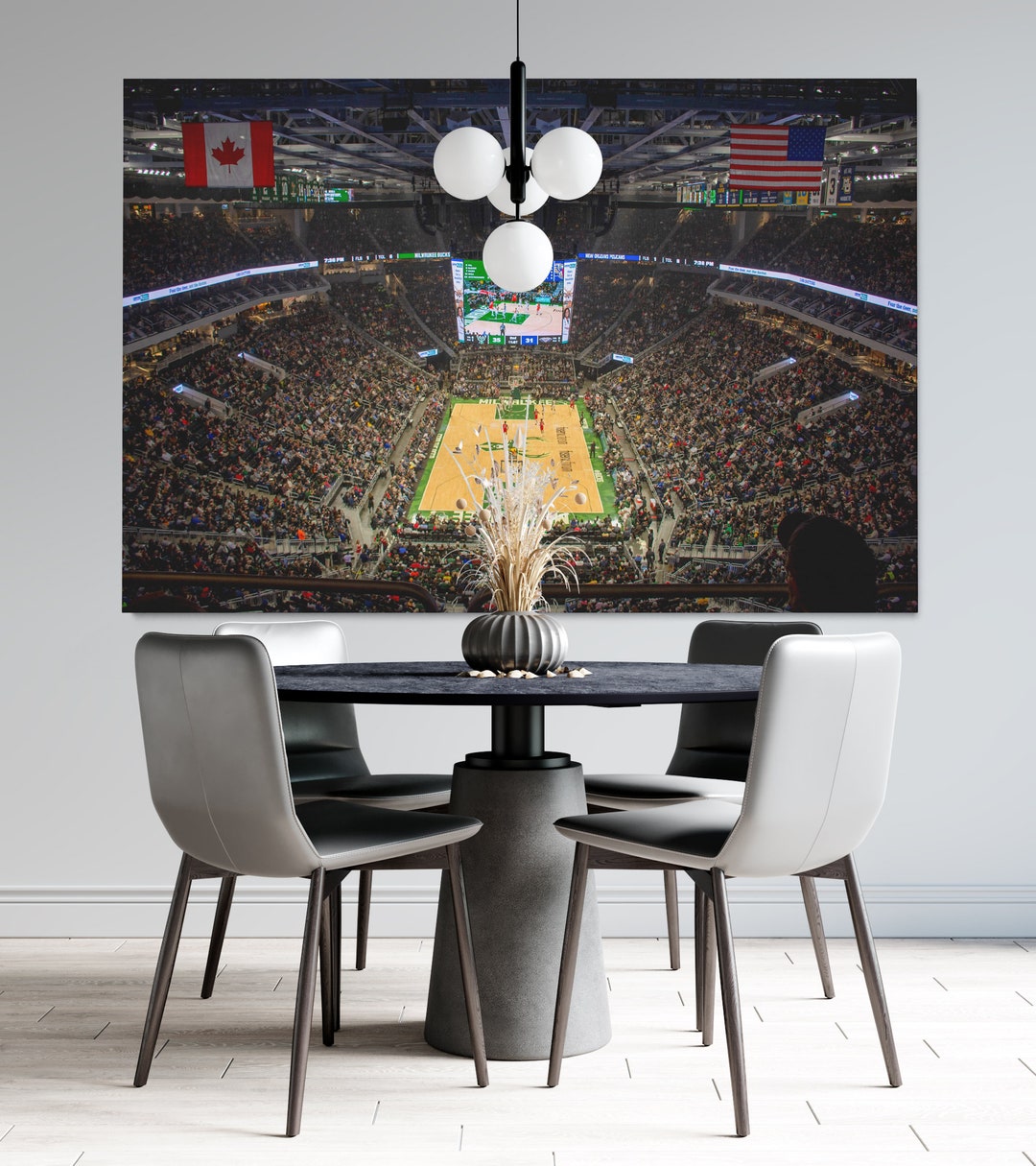 Milwaukee Bucks Fiserv Arena Wall Art, Stadium Fan Art / Premium ...