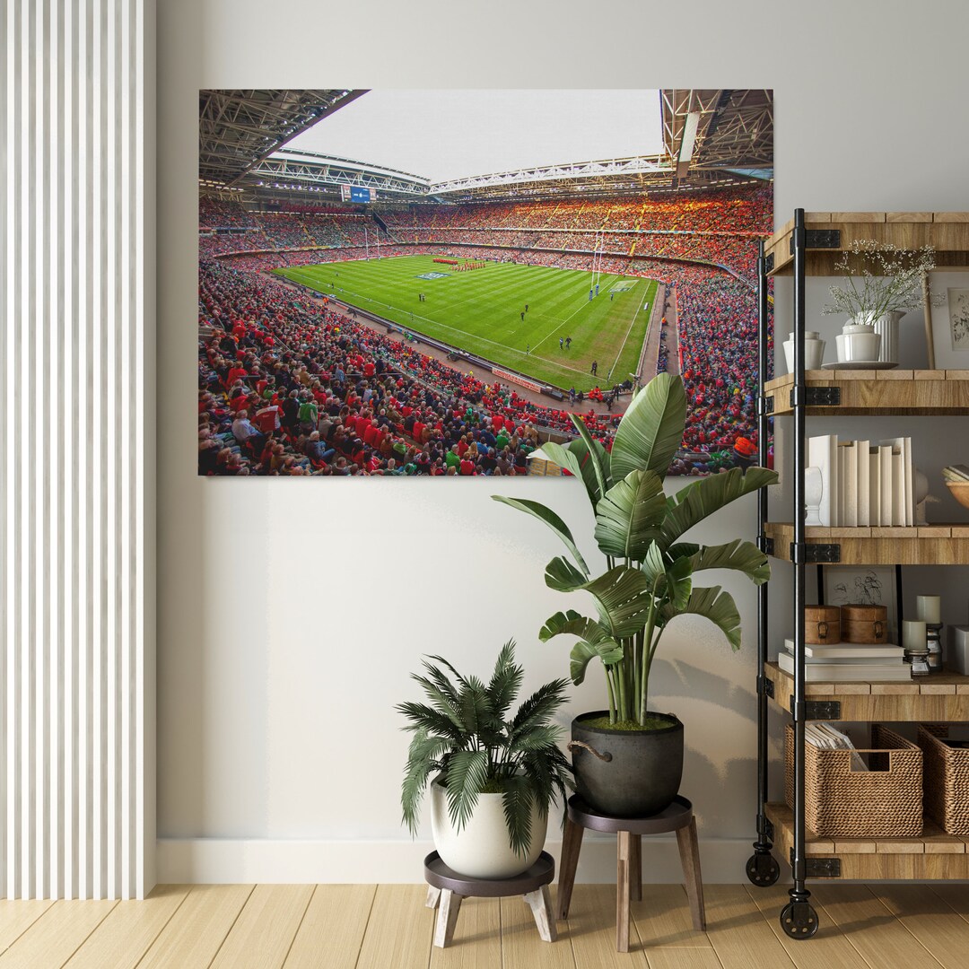 Cardiff Milenium Stadium, Stadium Canvas, Cardiff Milenium Decor ...