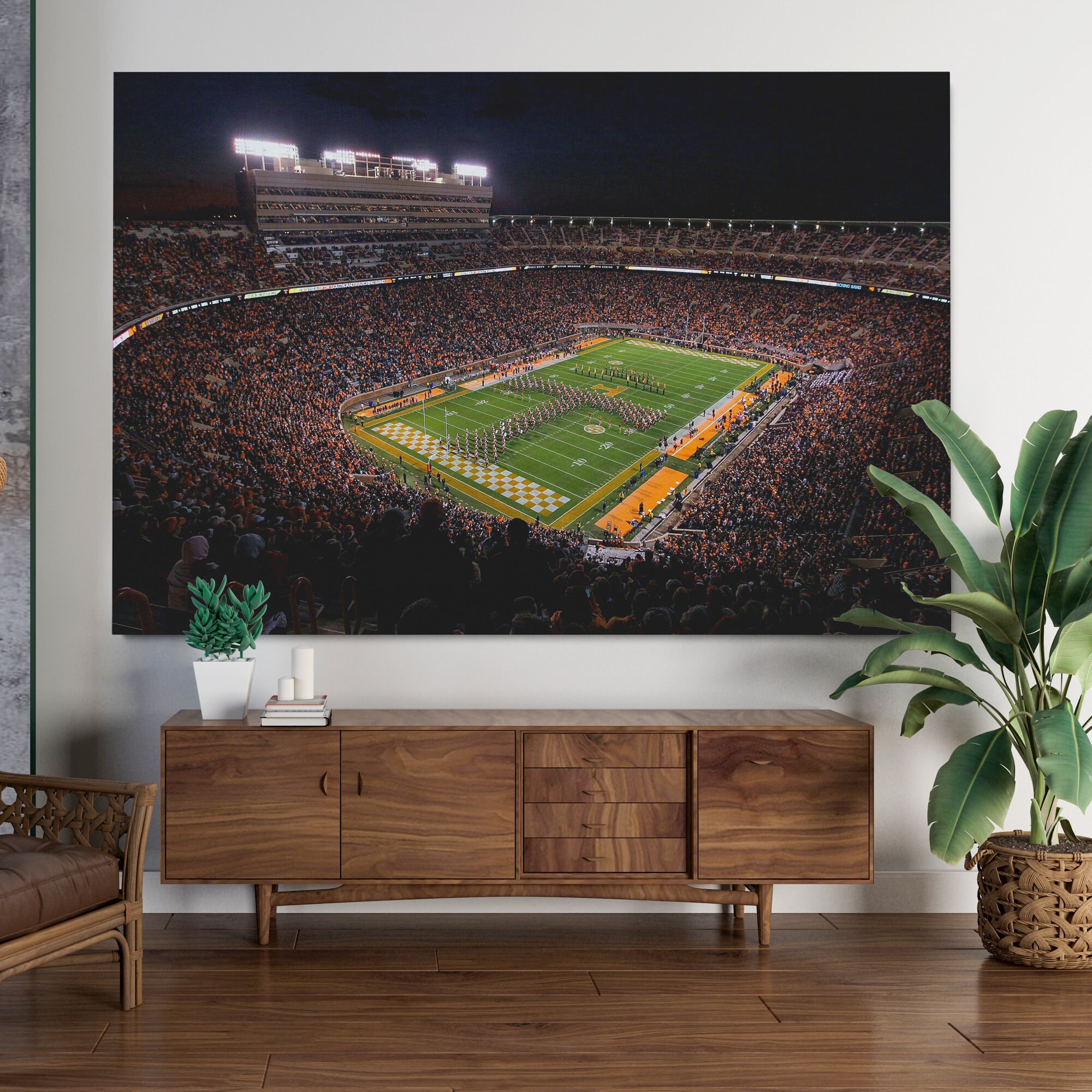 Neyland Stadium Art, Stadium Canvas, Stadium Wall Decor, Football ...