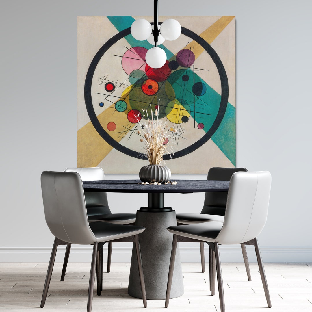 WASSILY KANDINSKY Circles in a Circle c. 1923 Expressionism Art ...