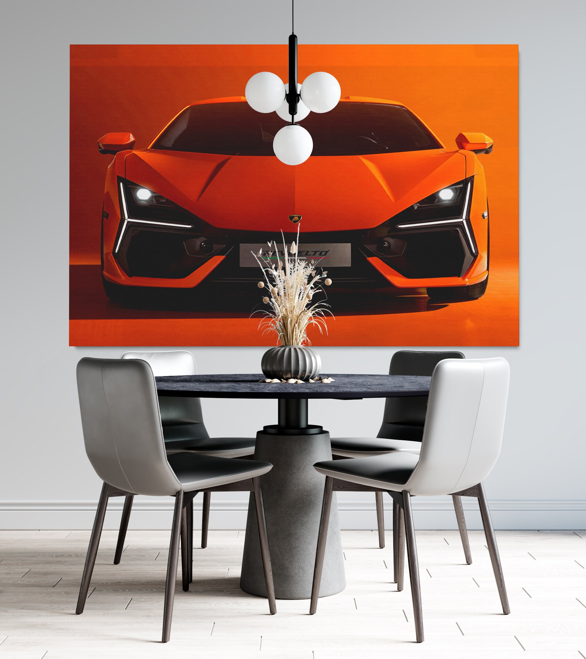Lamborghini Revuelto Wall Art, Garage Wall Decor, Modern Super Car ...
