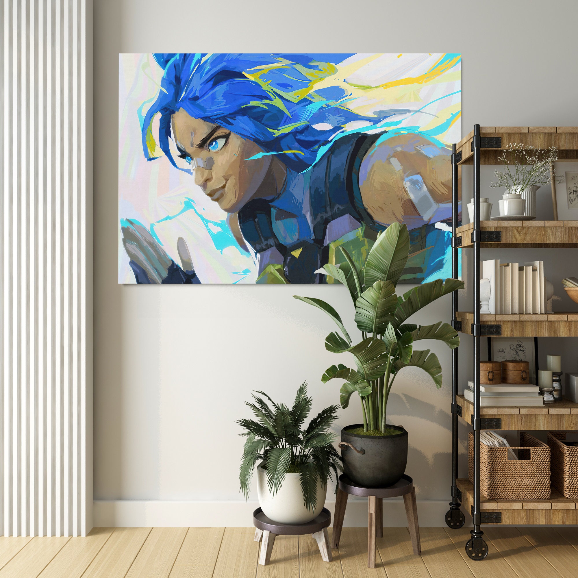 Neon Valorant Wall Art, Valorant Art, Valorant Gaming Room Decor, Gaming Wall Art - Etsy