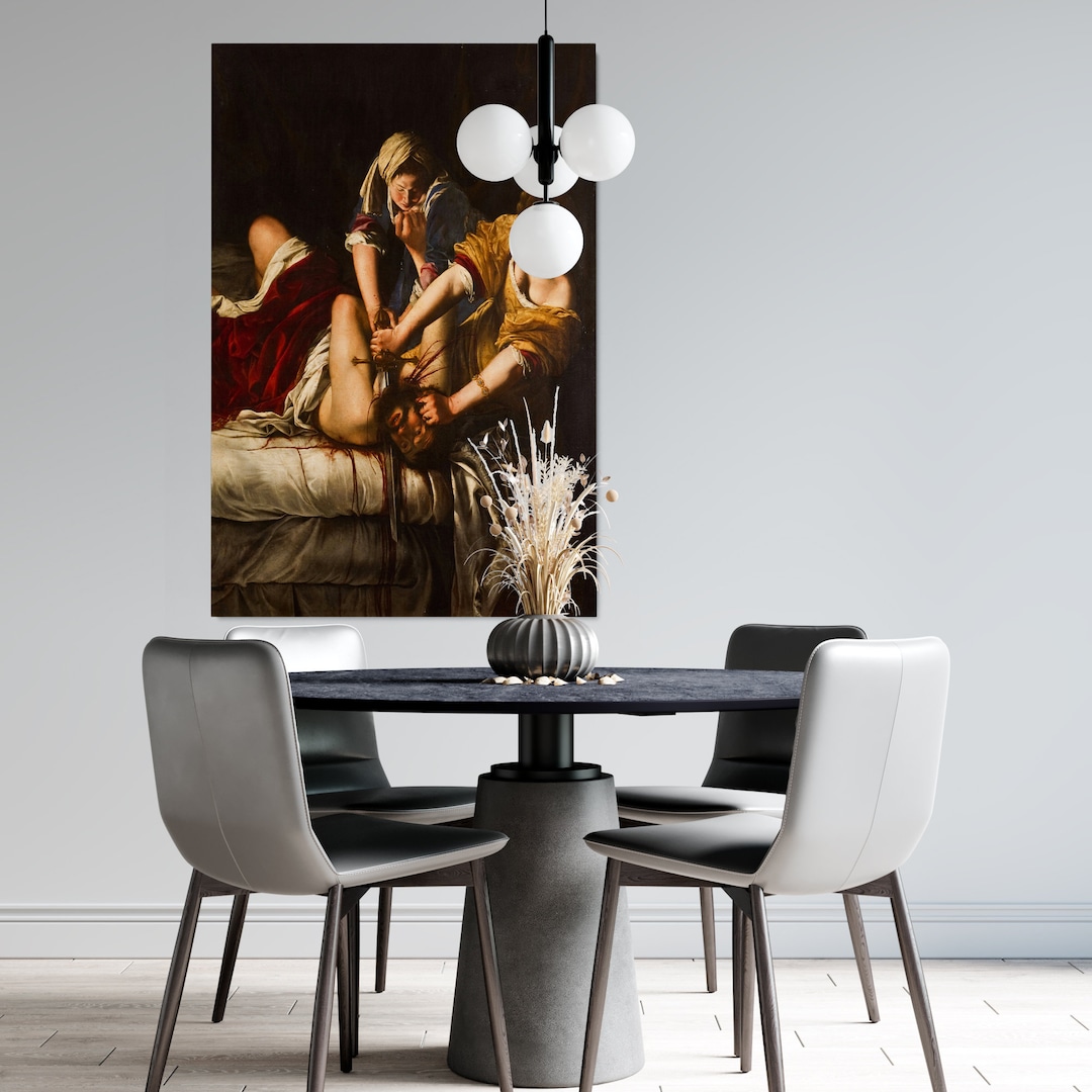 ARTEMISIA GENTILESCHI Judith Slaying Holofernes c. 1612-13, Gentileschi ...