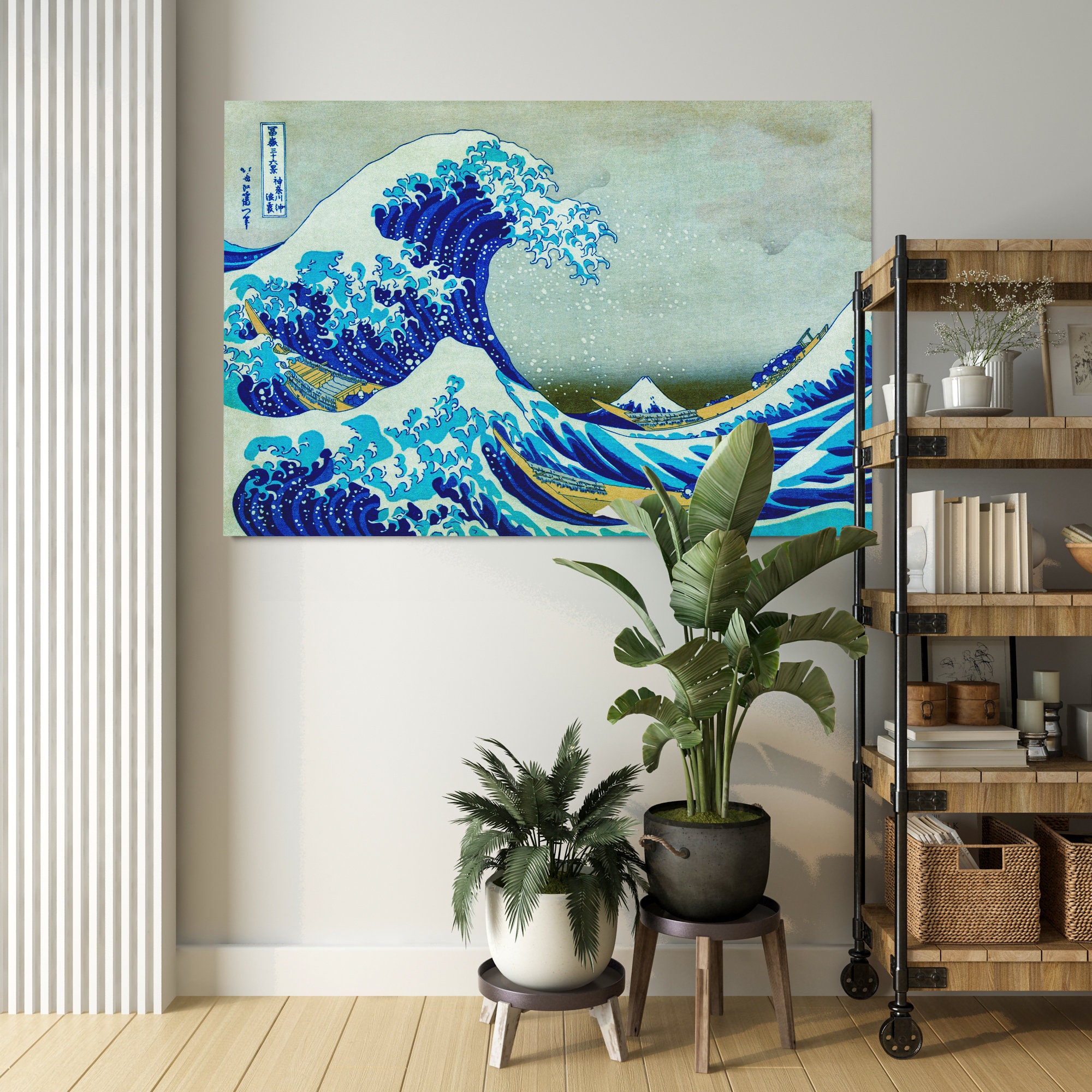 HOKUSAI the Great Wave off Kanagawa c. 1831, Japanese Art / Premium ...