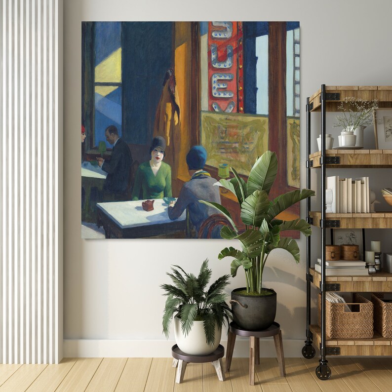 EDWARD HOPPER Chop Suey c. 1943, Realism, Modernism, American Artist - Etsy