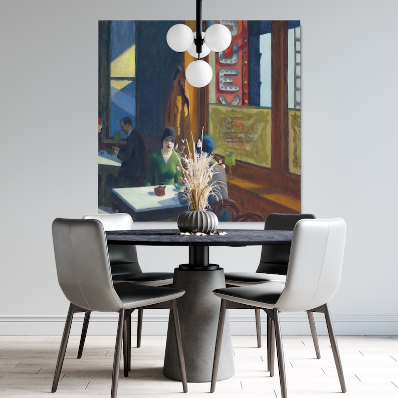 EDWARD HOPPER Chop Suey c. 1943, Realism, Modernism, American Artist - Etsy