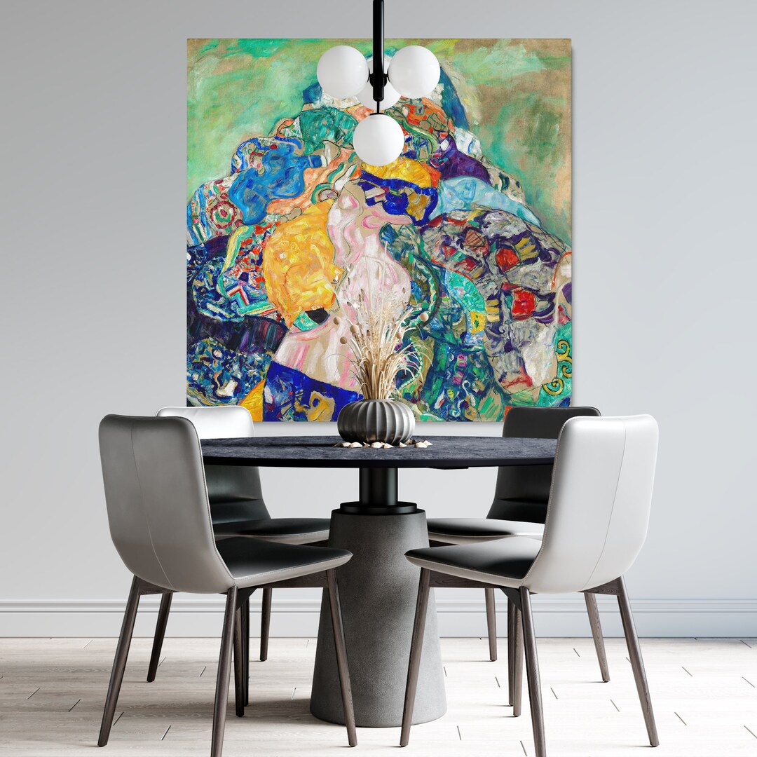 GUSTAV KLIMT Baby c. 1917, Symbolism, Art Nouveau, Austrian Art, Klimt ...