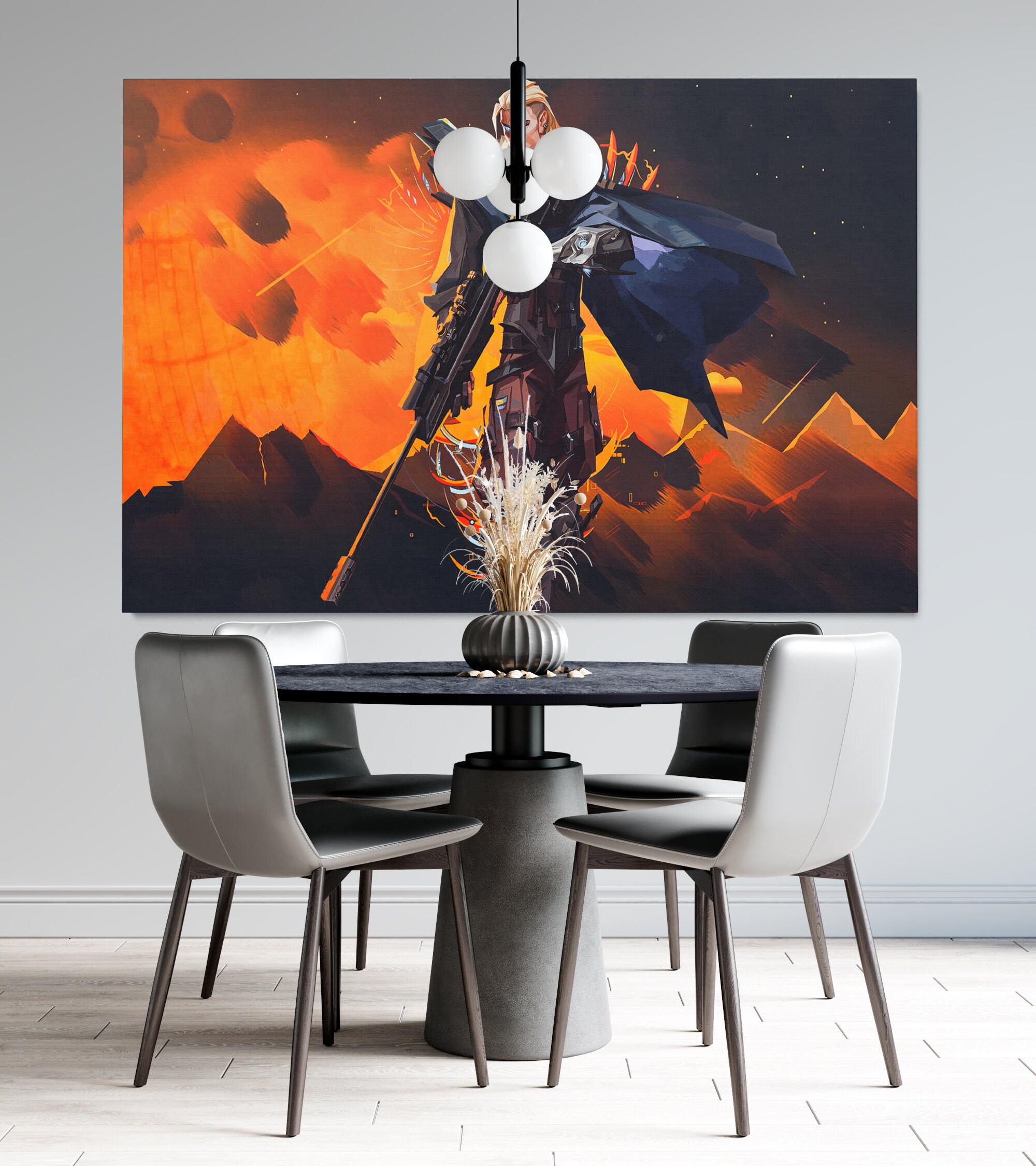Sova Valorant Wall Art, Valorant Art, Valorant Gaming Wall Decor, Video ...