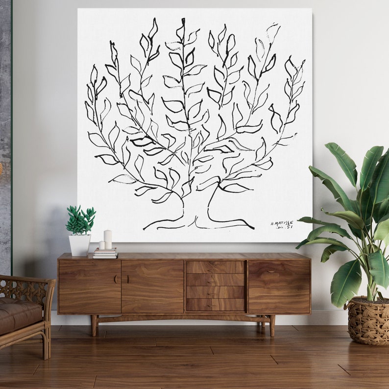 HENRI MATISSE the Plain Tree c. 1943, Expressionism Art, Modern Art ...