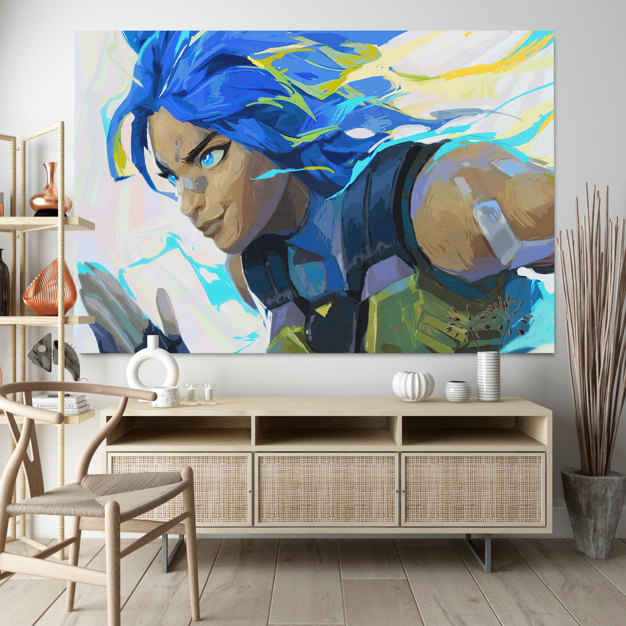 Neon Valorant Wall Art, Valorant Art, Valorant Gaming Room Decor ...