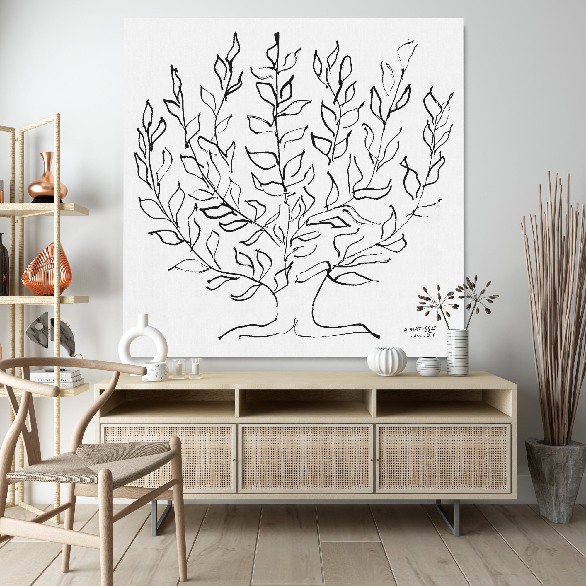 HENRI MATISSE the Plain Tree c. 1943, Expressionism Art, Modern Art ...