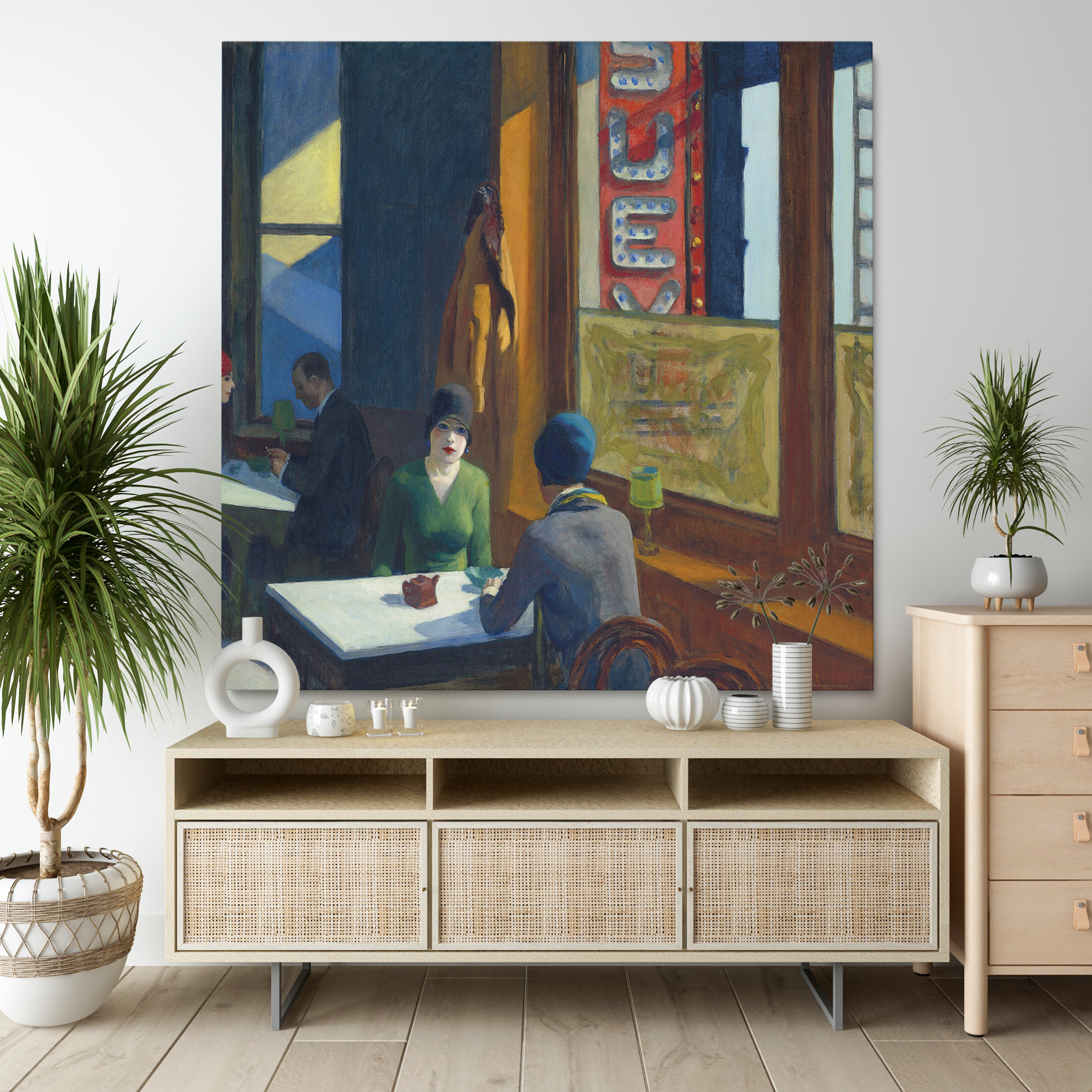 EDWARD HOPPER Chop Suey c. 1943, Realism, Modernism, American Artist - Etsy