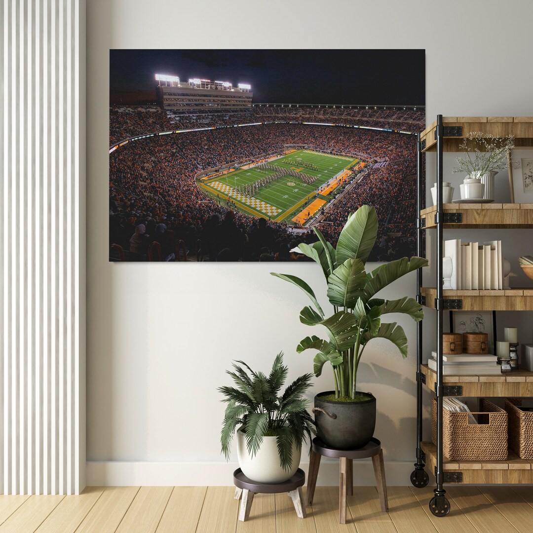 Neyland Stadium Art, Stadium Canvas, Stadium Wall Decor, Football ...