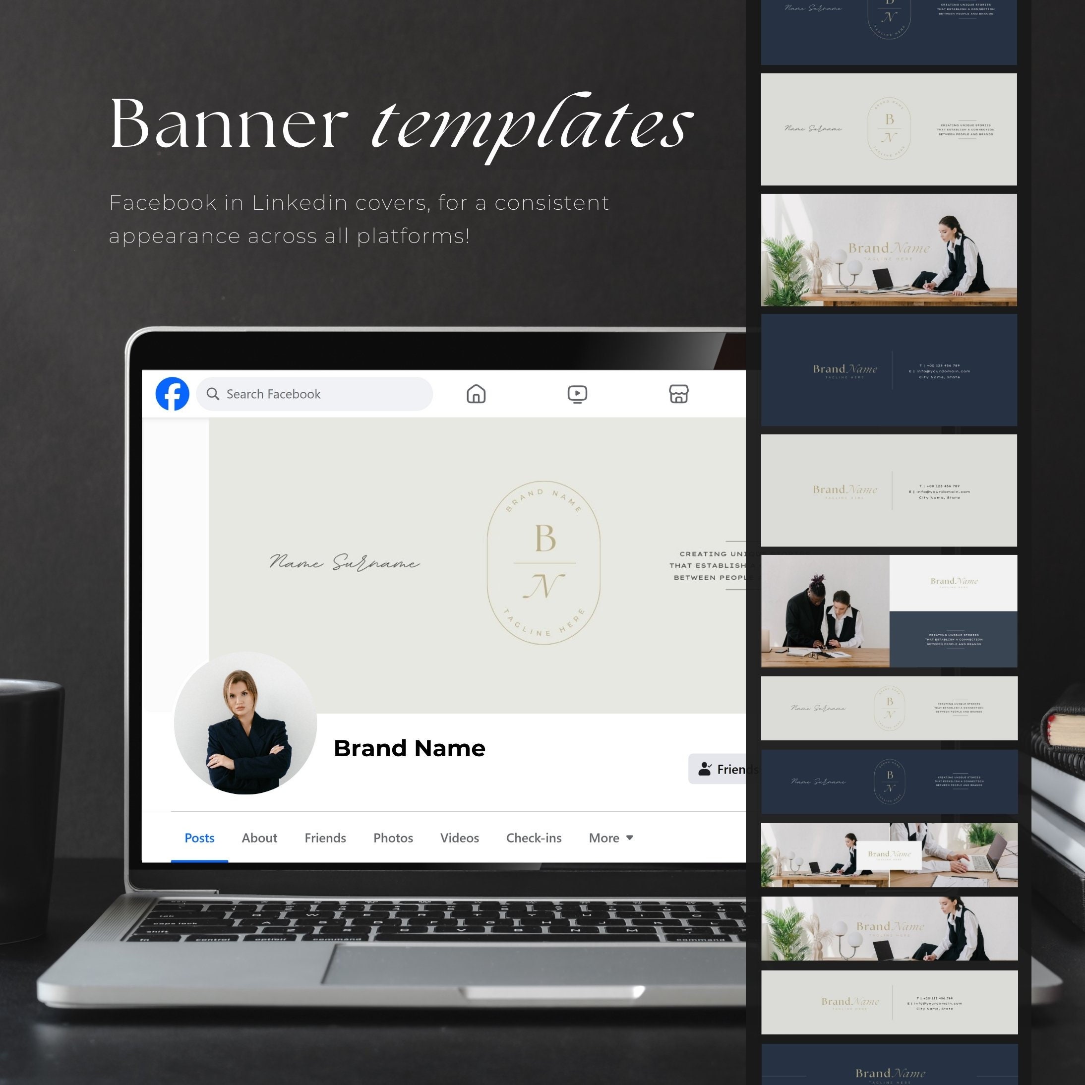 Professional Personal Brand Identity Custom Personal Logo Signature ...