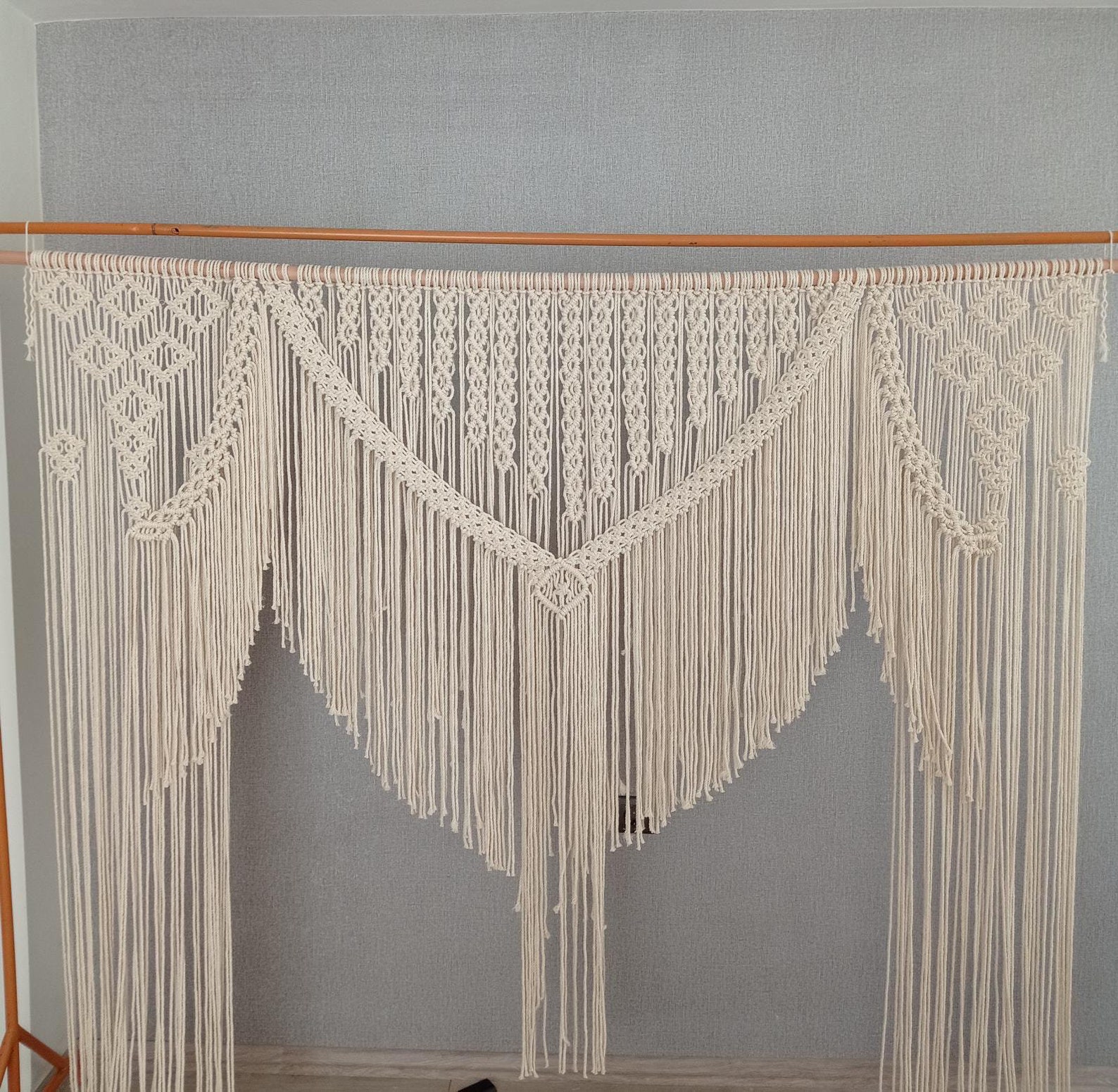 Handmade Macrame Curtain Macrame Wedding Backdrop Macrame - Etsy