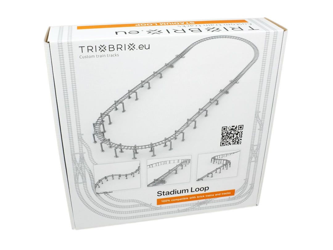 Trixbrix Stadium Loop 100% Compatible With All Lego City Trains and ...