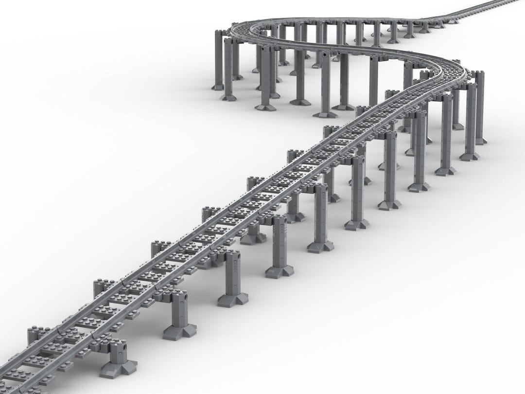 Trixbrix Supports Bundle 2.0 100% Compatible With All Lego City Trains ...