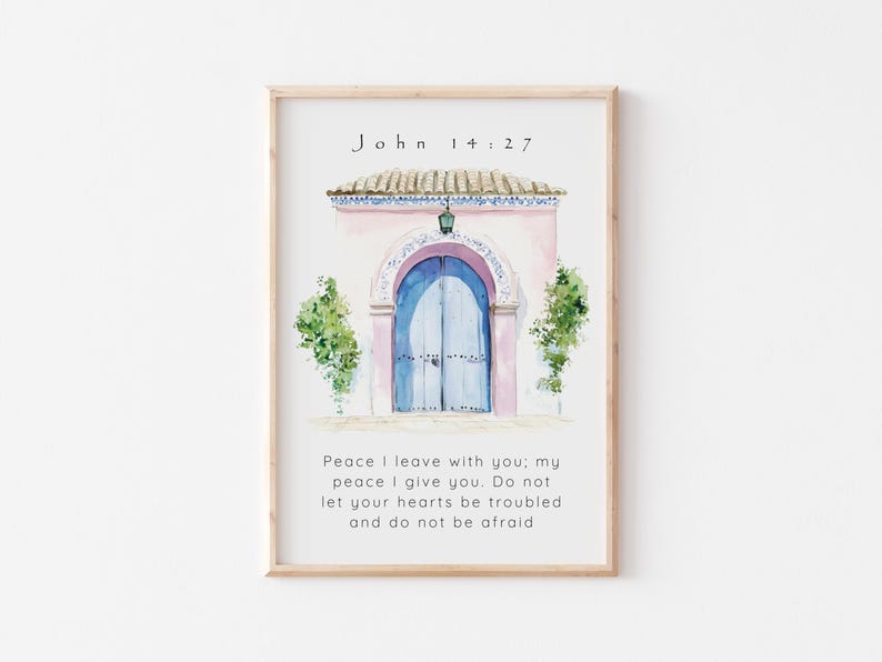 Bible Verse Printable Wall Art, Christian Scripture Digital Download ...