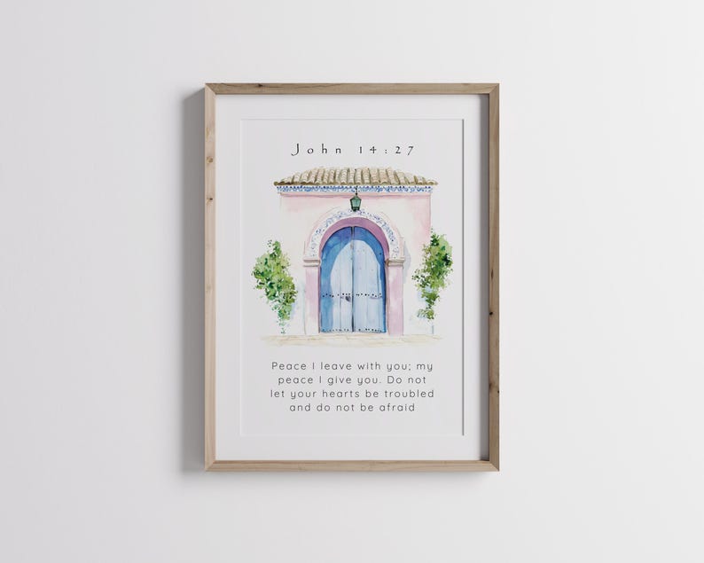 Bible Verse Printable Wall Art, Christian Scripture Digital Download ...