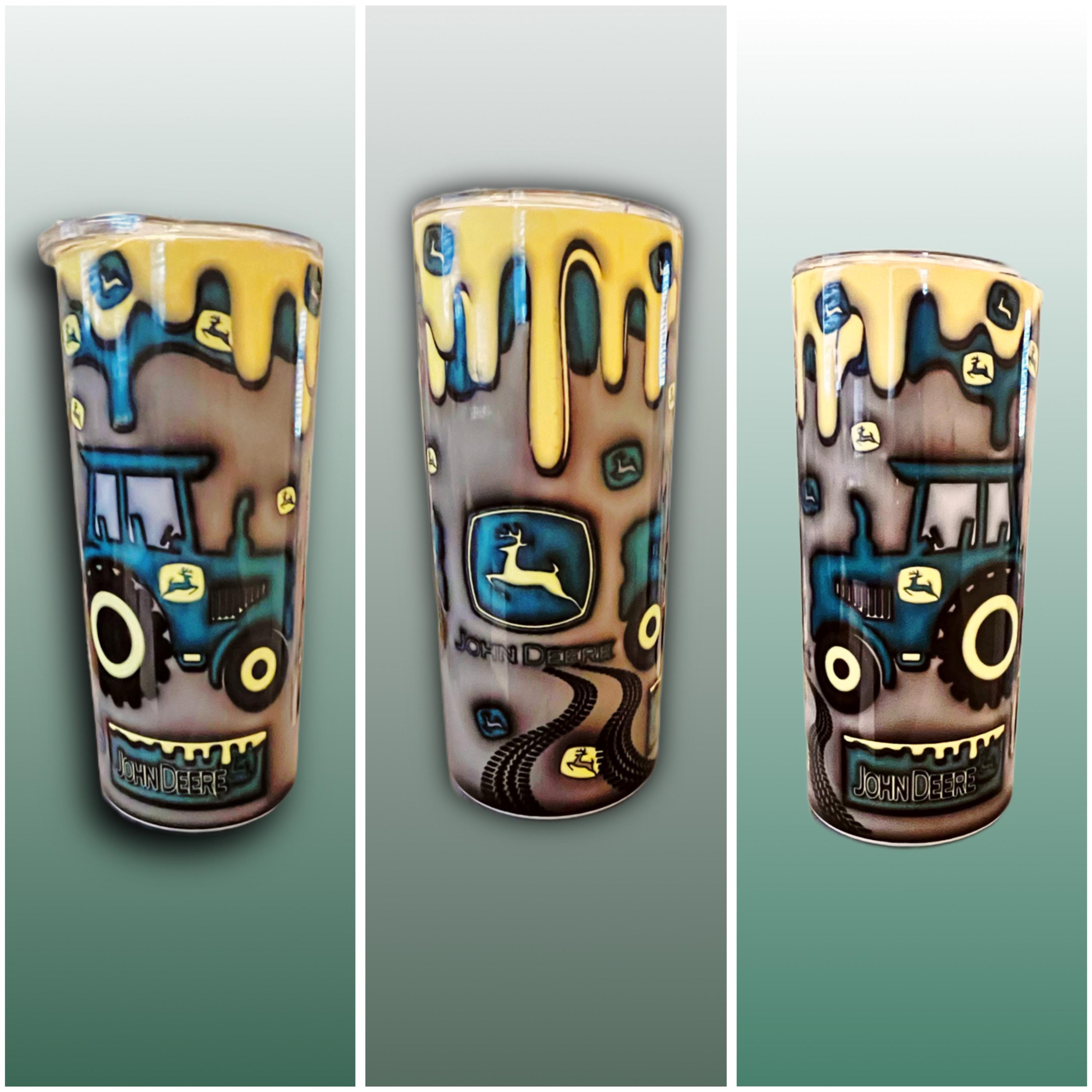 JOHN DEERE Png Tumbler Wrap, Full Skinny Tumbler Wrap, Straight Tumbler ...