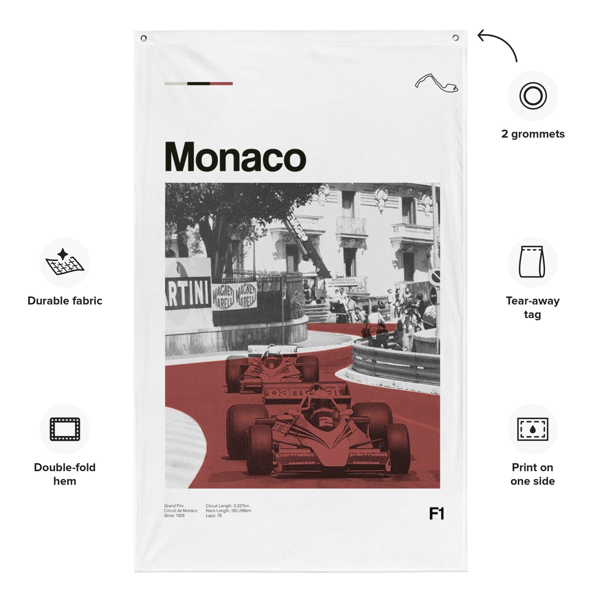 Monaco Grand Prix F1 Banner - Etsy