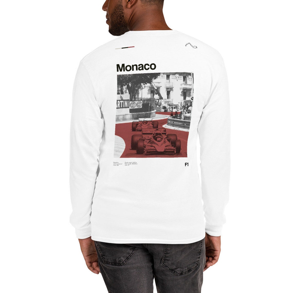 Monaco Grand Prix F1 Racing Long Sleeve Graphic Tee - Unisex F1 - Etsy