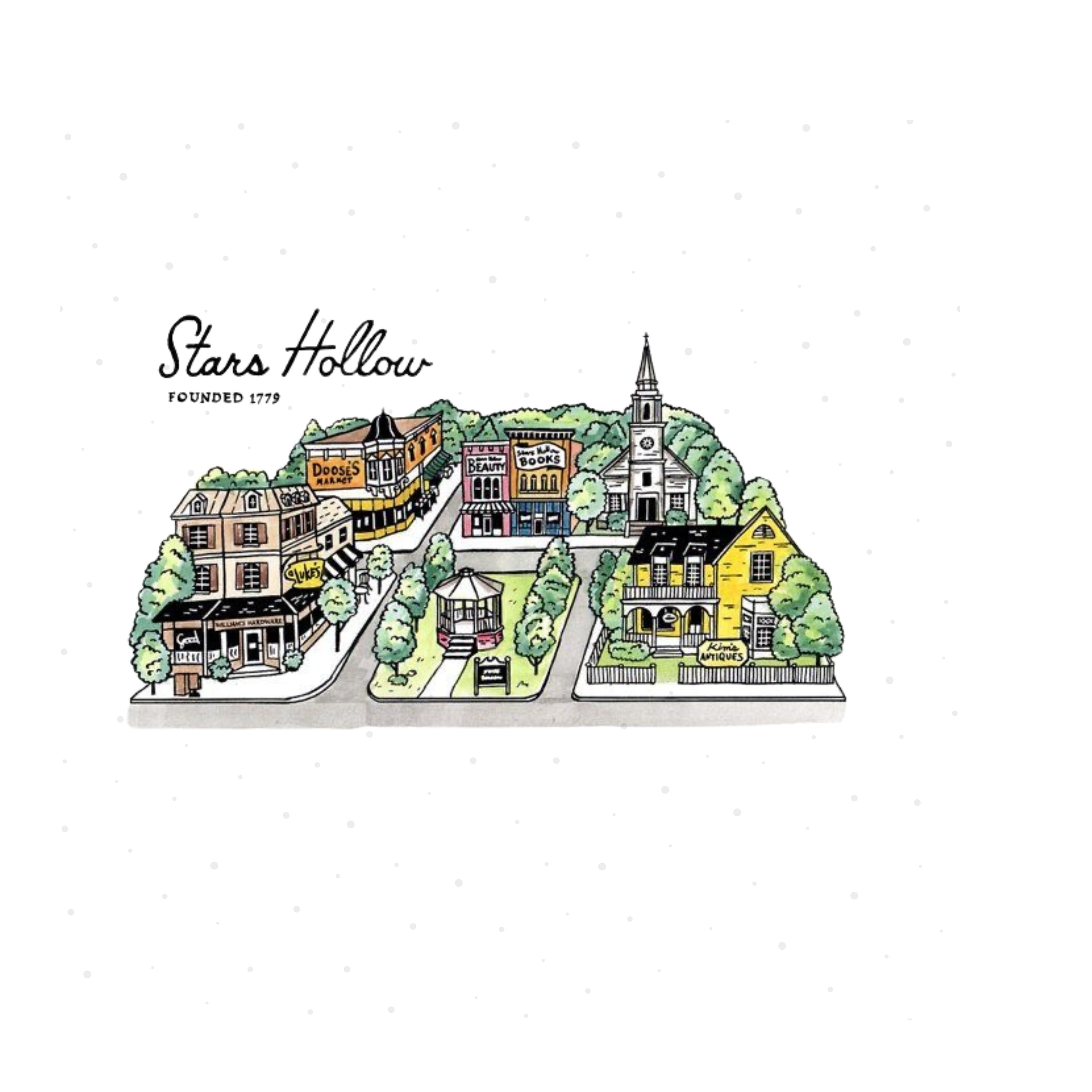 Gilmore Girls Stars Hollow PNG | Instant Download | Shirt Design ...