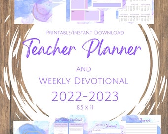 Teacher Devotional Journal - Etsy