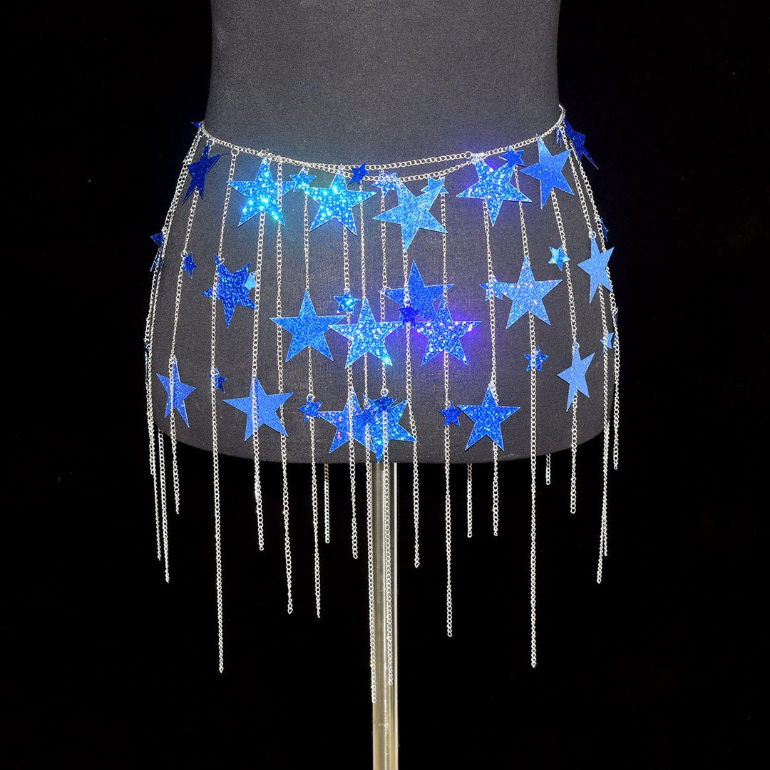 Rave Body Chain Rave Outfitrave Wear Rave Clothingsequin - Etsy