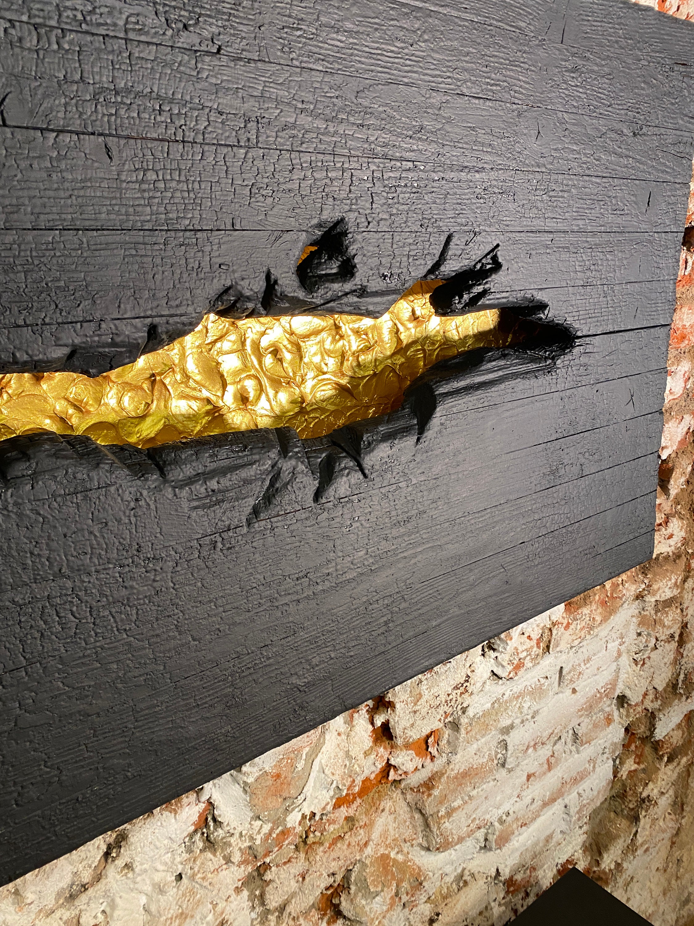 Illuminated Wall Art Hidden Treasure Abstract Wood Art - Etsy