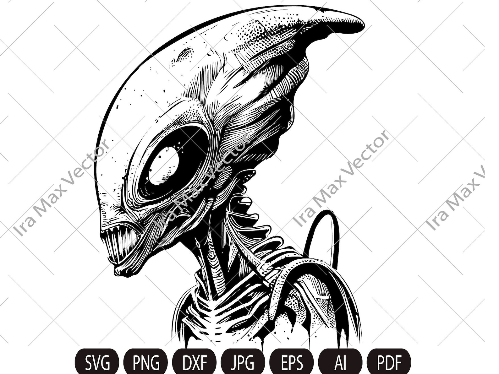 Alien Svg, Cute Alien Svg File, Alien Designs, Alienİmage, Digital ...