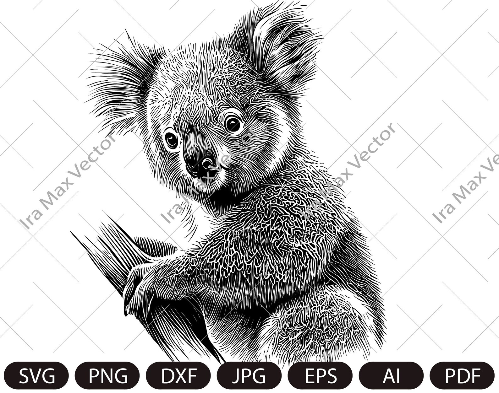 Koala Svg File Animal Face Svg Cute Koala Svg Koala Face - Etsy Australia