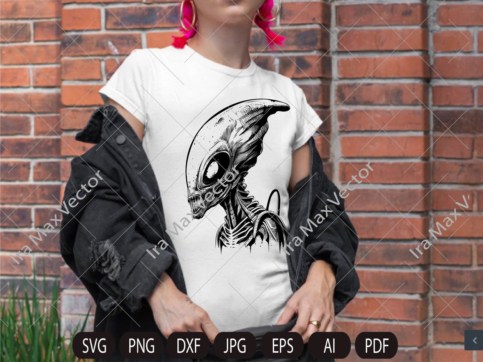 Alien Svg, Cute Alien Svg File, Alien Designs, Alienİmage, Digital ...